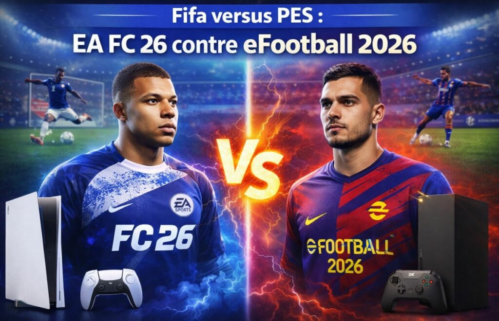 Fifa versus PES : EA FC 26 contre eFootball 2026 | Place de Foot